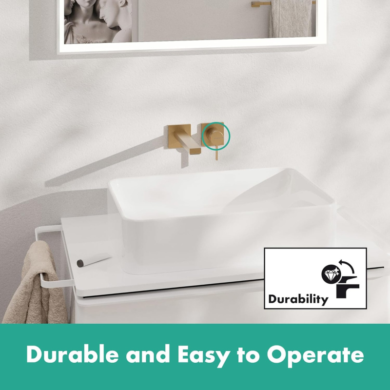 hansgrohe , Tecturis E , 73051140 , 13622180 , 瀑布出水, 牆出面盆龍頭 - 香港21衛浴潔具有限公司