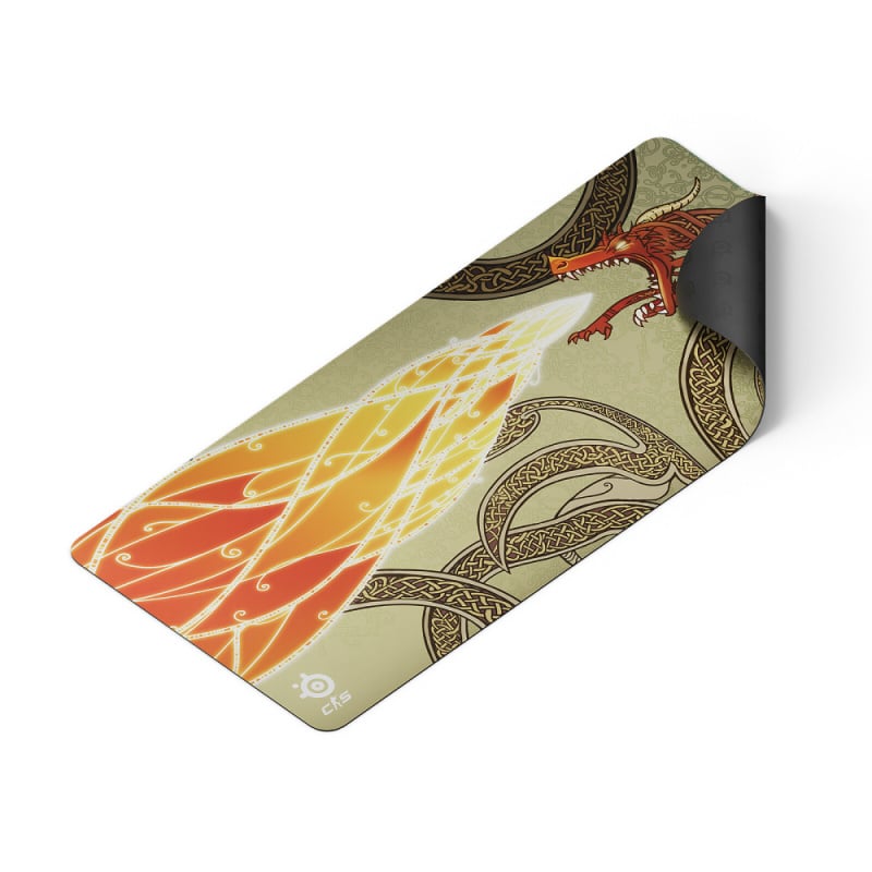 SteelSeries Aerox 3 Wireless 無線遊戲滑鼠(Counter-Strike 2 Dragon Lore Edition)(62614) / Qck XXL 布質滑鼠墊 ...