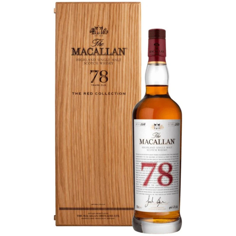 The Macallan Red Collection 78 Years Old 麥卡倫 The Red Collection 78年單一麥芽 ...