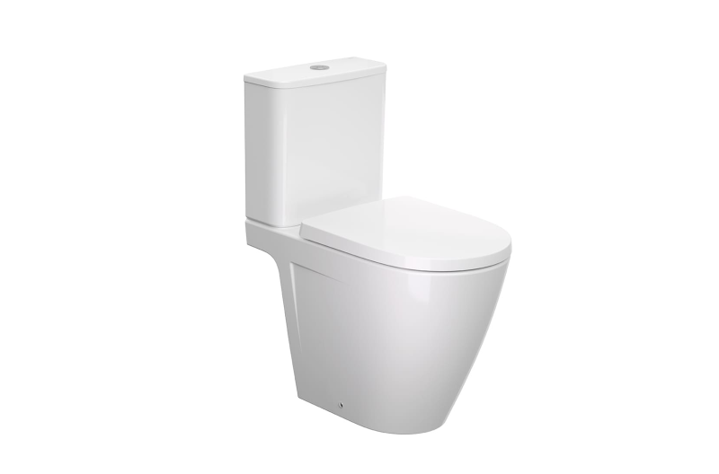 西班牙 , ROCA , Atis-V , Rimless® , Vortex , 相連式漩渦式沖水自由咀座廁 , 配油壓廁板 , 白色 ...