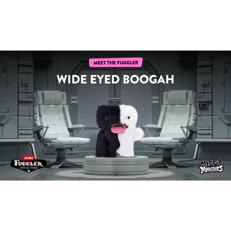 Fuggler Misfit Monsters – Wide Eyed Boogah｜22cm怪趣毛公仔｜搞怪收藏必備 - Baby Monster