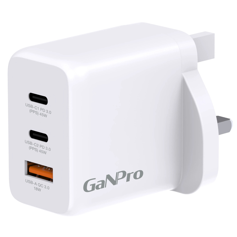 Hedonic 3 Port PD 3.0 45W GAN Pro 迷你插牆式充電器 [2色] - Ideal Digital 數碼生活購物網
