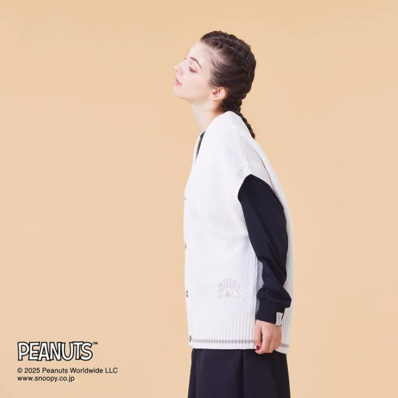 【💥日本直送】MIZUNO PEANUTS Breath Thermo 透氣 吸濕 保暖 發熱 寬鬆 羊毛混紡 背心 羊毛衫 上衣 男女適用 ...