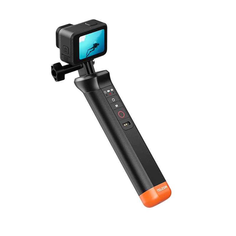 TELESIN Gopro Hero 12/11/10/9/8 Bluetooth Floating Stick 15米潛水藍牙遙控浮力棒 ...