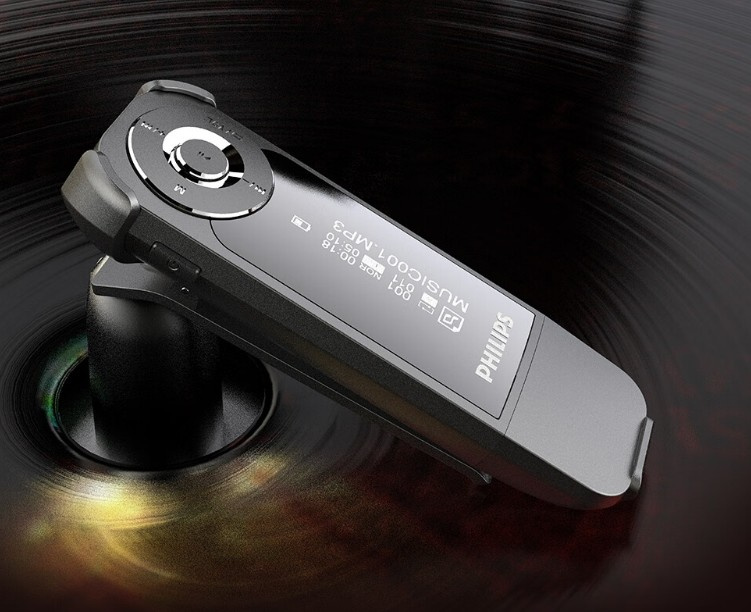 Philips SA1208 Mini MP3 Player with Clip 8GB Direct USB Digital Player ...