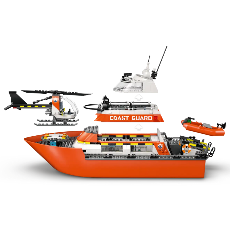 LEGO City 60504：Coast Guard Rescue Boat & Helicopter - 零至貳拾肆購物平台