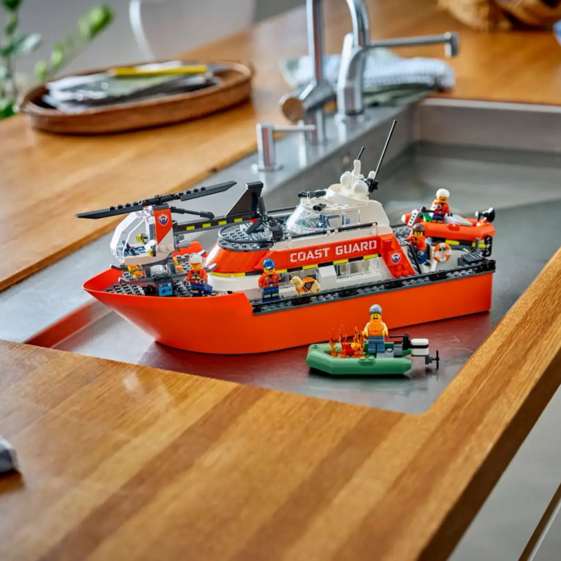 LEGO City 60504：Coast Guard Rescue Boat & Helicopter - 零至貳拾肆購物平台