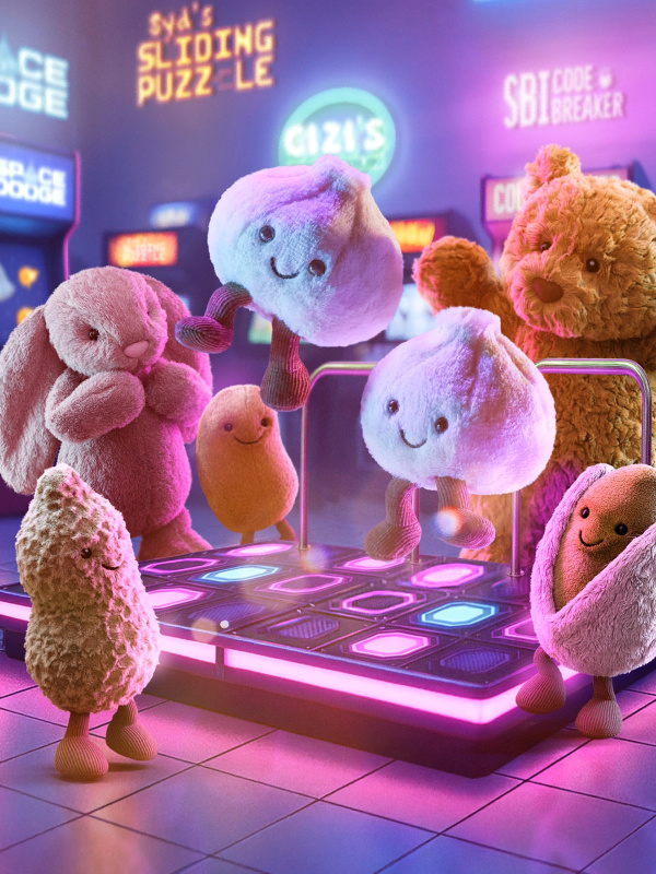 英國Jellycat Yum & Sum Dumplings 小籠包公仔｜可愛美食系列【香港現貨】 - Baby Monster