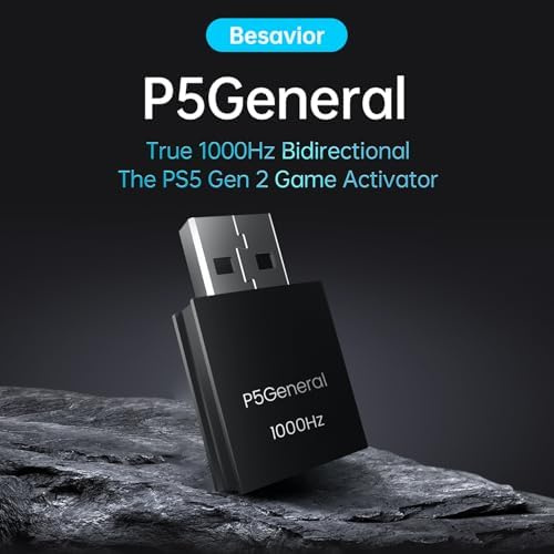 Besavior P5General USB 轉接器 - PS5 1000Hz 超低延遲神器 - Master Games 高超