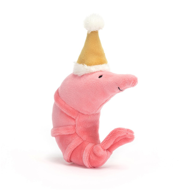 英國 Jellycat Celebration Crustacean Shrimp 慶典蝦仔｜可愛毛公仔｜香港選購 - Baby Monster