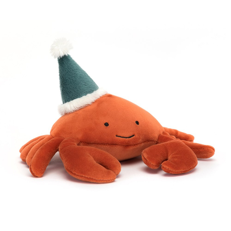 英國 Jellycat Celebration Crustacean Crab 慶典蟹｜可愛毛公仔｜香港選購 - Baby Monster