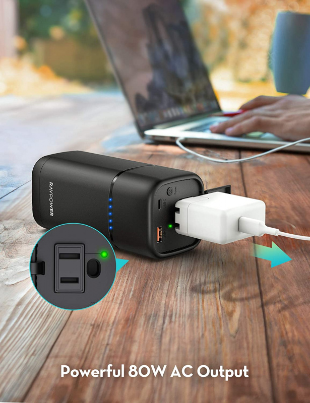 RAVPOWER PD Pioneer RP-PB054 升級版 80W Output 20,000mAh 流動充電器30W PD USB C ...