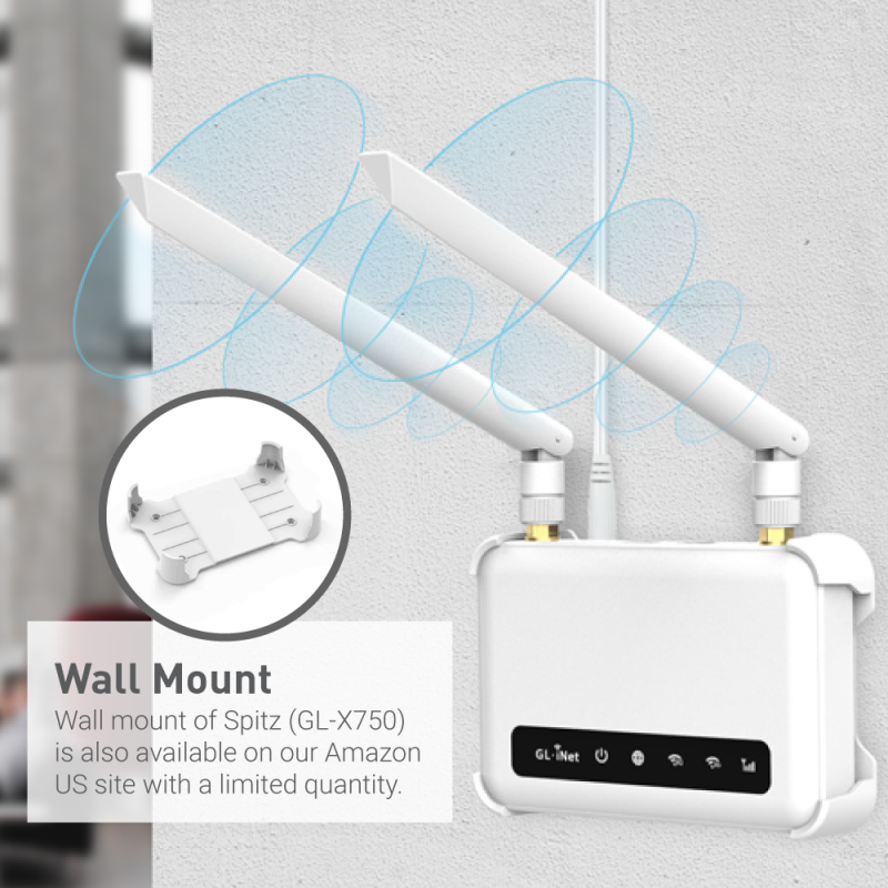 GL.iNET GL-X750(Spitz) 4G LTE VPN 路由器 - GLiNET