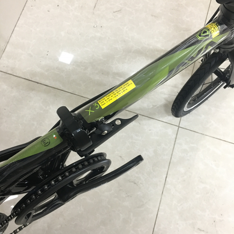 New 14吋鋁合金內3速摺疊單車 Black Java X3 14" wheel Folding Bike foldable bicycle 3 Speed - 28goods