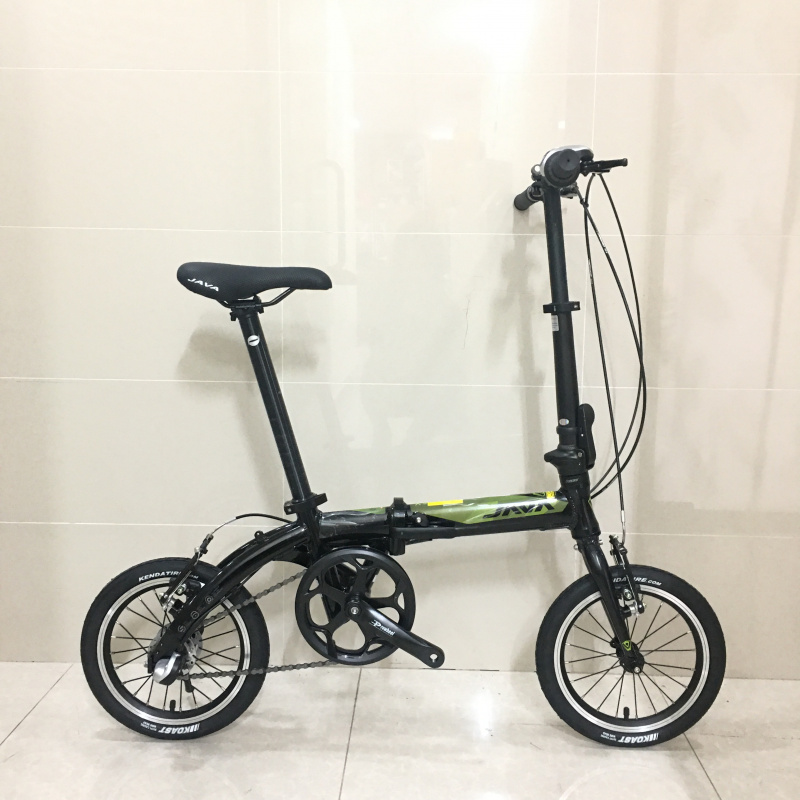 New 14吋鋁合金內3速摺疊單車 Black Java X3 14" wheel Folding Bike foldable bicycle 3 Speed - 28goods