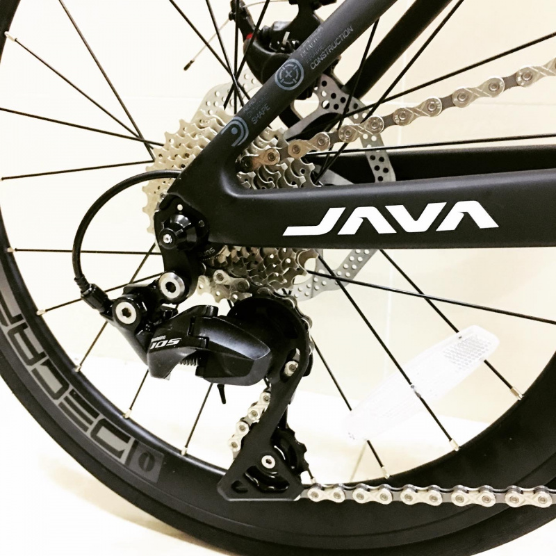 Matt black white JAVA CL-CB-22 CARBON 20" 451 碳纖維小輪徑公路車灣把 22s - 28goods