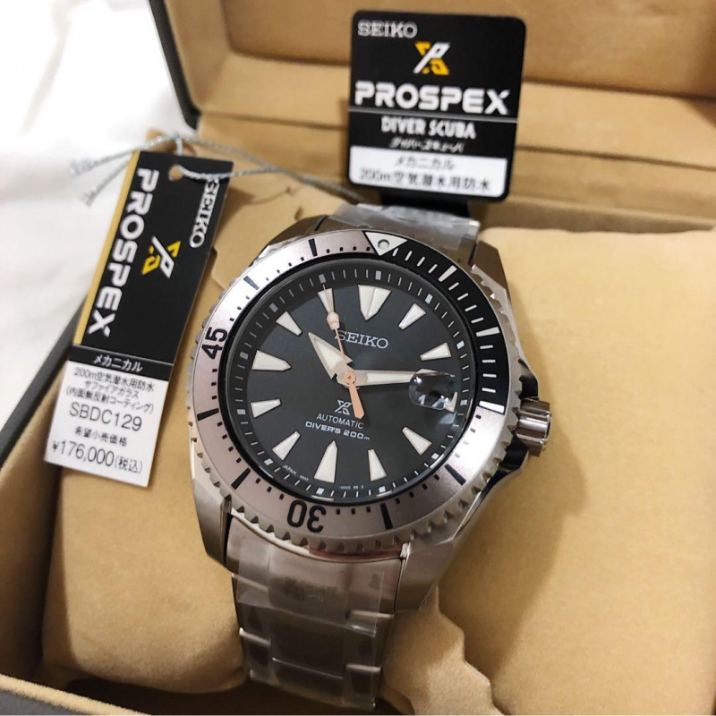 Seiko PROSPEX Shogun將軍 鈦金屬潛水自動機械手錶 SBDC129 ( SPB189J1 ) - Citiwide online