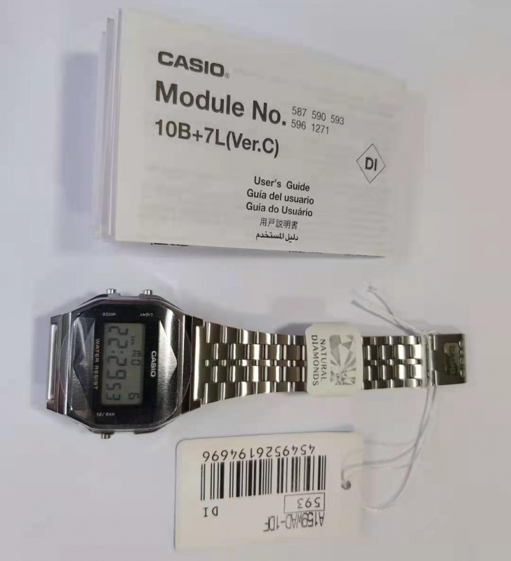 CASIO A159WAD-1 復古方形經典電子錶 - Art Victory Ltd