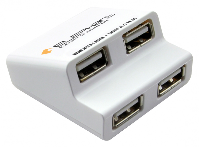 ELEPHANT - OTG-005-BK - OTG USB HUBS 電腦 / 手機 兩用USB HUBS,可配合手機 / 平版OTG功能 支援如USB記憶體/鍵盤/滑鼠/讀卡器等產品使用 ...
