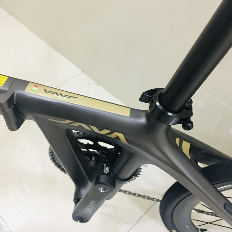 2021 Titanium JAVA ARIA FOLDING BIKE SHIMANO 18 Speed Carbon Fiber 碳纖維摺 ...