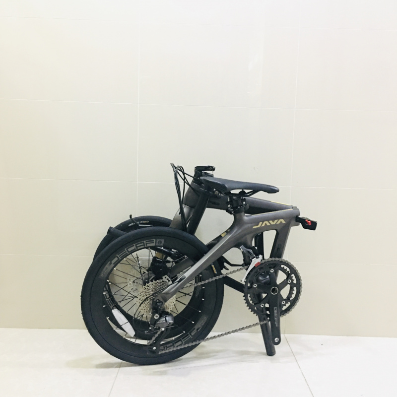 2021 Titanium JAVA ARIA FOLDING BIKE SHIMANO 18 Speed Carbon Fiber 碳纖維摺 ...