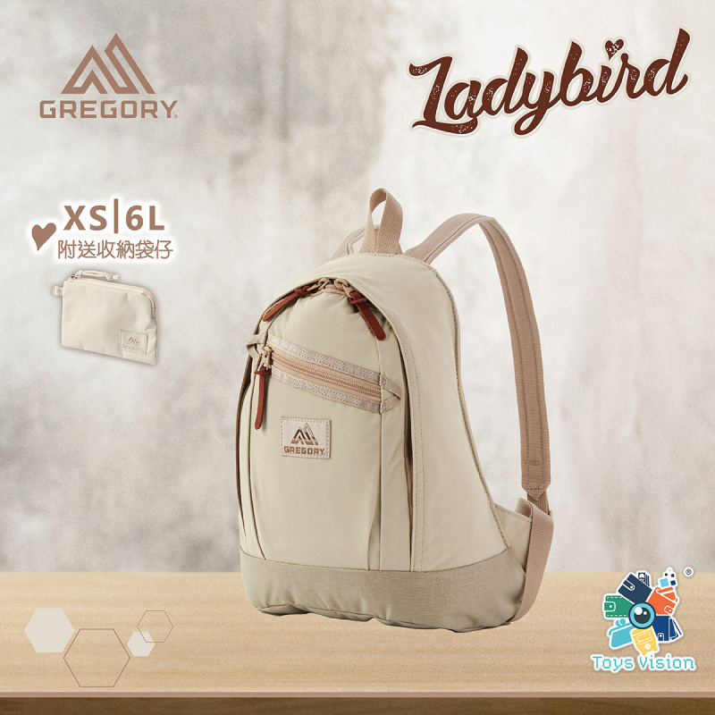 Gregory LadyBird Backpack XS 6L [粉紅色 / 黑色 / 沙色] - ToysVision 銀包‧禮物專門店