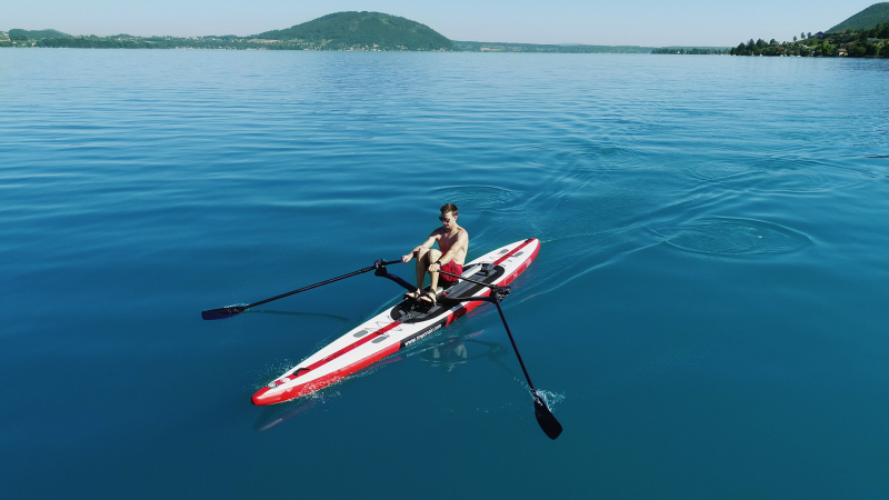 ROWonAir RowVista® Inflatable Rowing Skid system for rowing board with ...