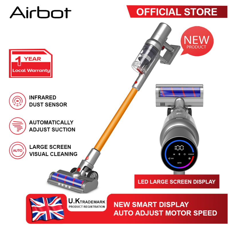 【全港免運】 Airbot Hypersonics Pro 無線手提吸塵機 27000 Pa [最新2021年升級版] - KoolBOX