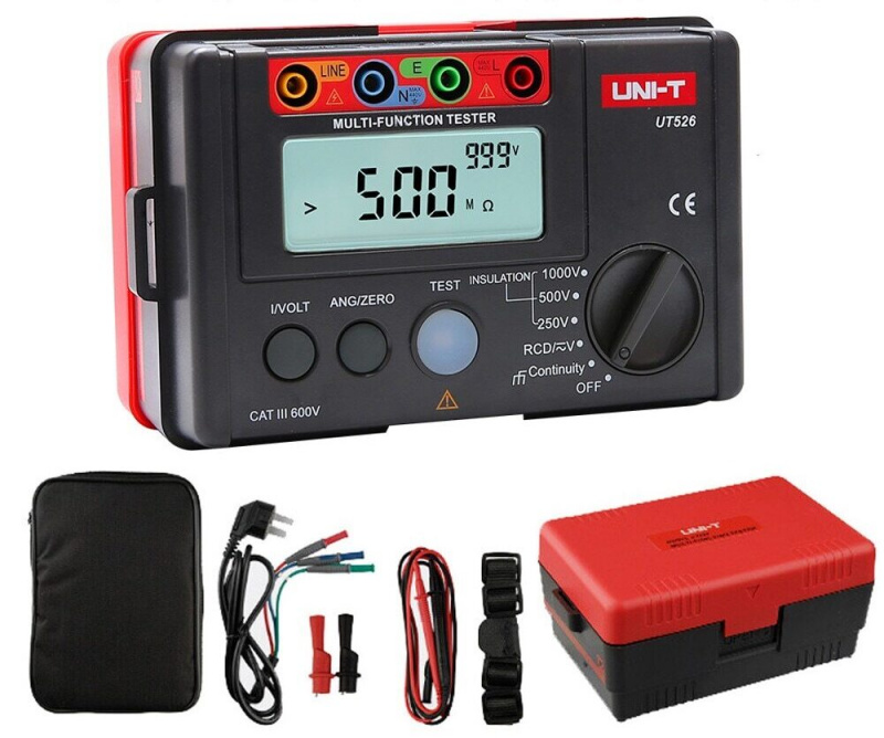 Uni-T UT526 多功能測試錶 萬用錶 電阻測試錶 - hkequipment 電筒及戶外用品 edc 裝備店