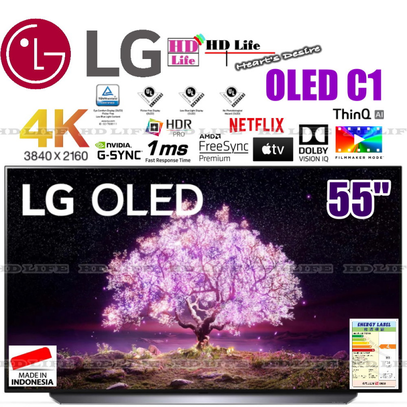 LG OLED55C1 55'' LG OLED TV C1 OLED55C1PCB - HD Life 高清生活