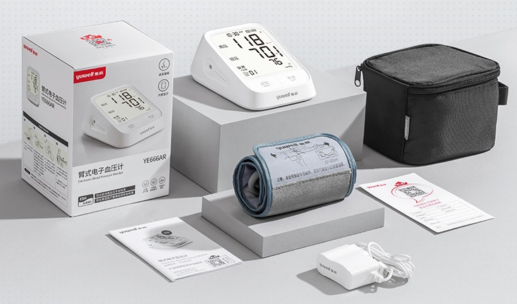 YUWELL手臂式電子血壓計YE666AR - 家用醫療設備