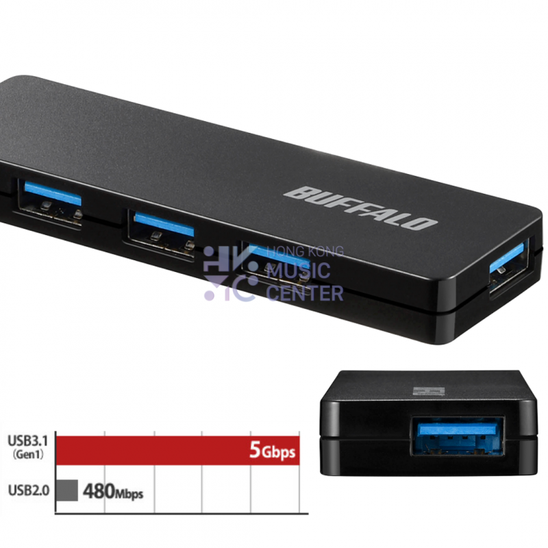 Buffalo USB3.1 HUB (Type-C Cable) | USB3.1集線器 (Type-C 插頭 ...