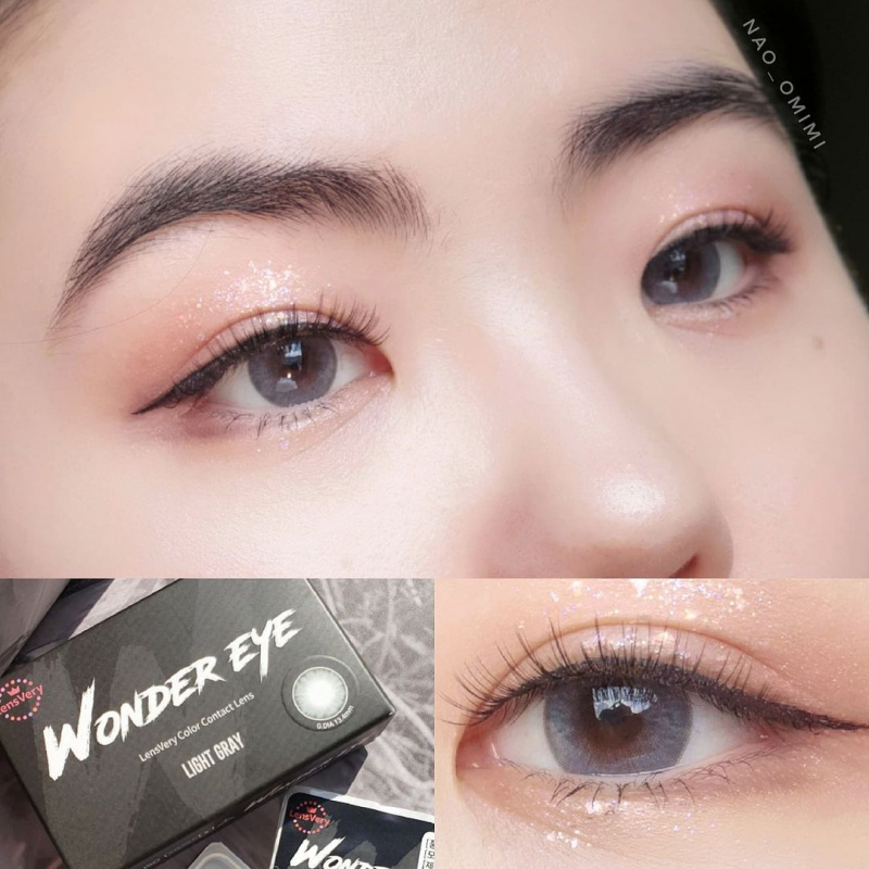 Lensvery Monthly WonderEye Light Gray 원더아이 라이트 그레이 - KOS高老闆隱形眼鏡專門店