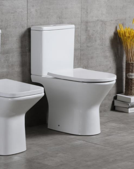 慳位相連式自由咀座廁 (配水務處認證水配件) - Richford 浴室潔具專門店