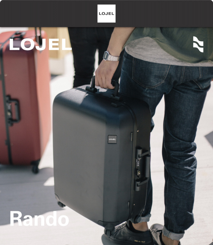 [現貨] 日本 Lojel Rando Frame 1612 Collection 行李箱 [香港行貨10年保用] - Travel Kingdom