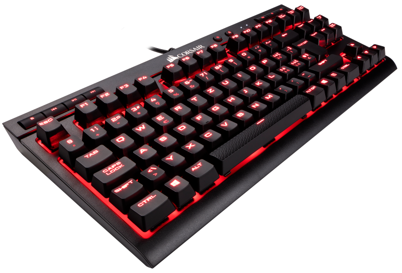Corsair K63 Red LED Compact Mechanical Gaming Keyboard - Cherry MX Red (CH-9115020-NA ...