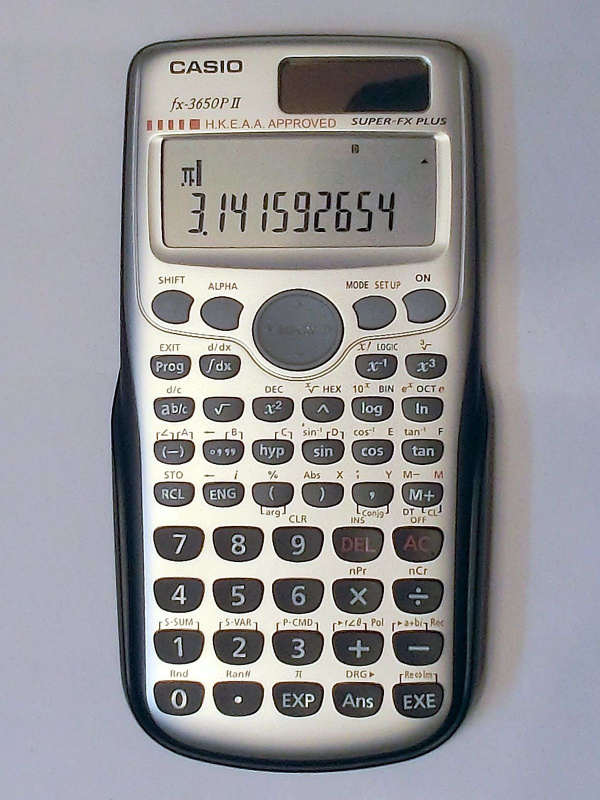 Casio - FX-50FH II FX-3650PII 計算器 香港考試 評核局 批准使用 計數機 - 名城電腦 Well City ...