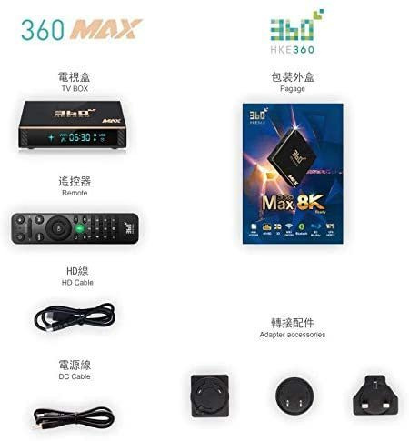 HKE360 MAX 8K TV BOX - 景天數碼有限公司