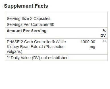 GNC TOTAL LEAN™PHASE 2 CARB CONTROLLER® (卡路里控制配方) [120粒] - Ks Beauty