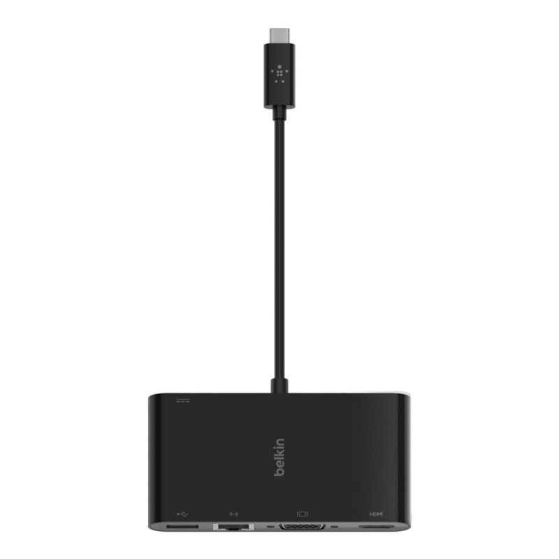 Belkin - USB-C 多媒體 + 充電轉接器 (100 W) #:AVC004btBK - Digital House 數碼屋