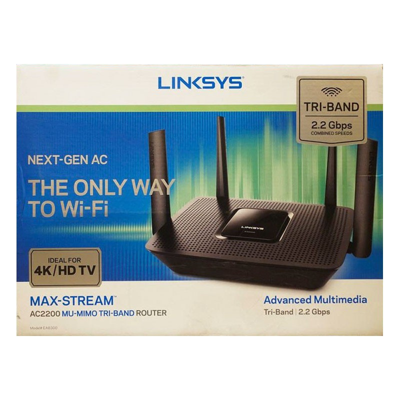 Linksys EA8300 Max-Stream AC2200 Tri-Band Wi-Fi Router(行貨三年保養) - New ...