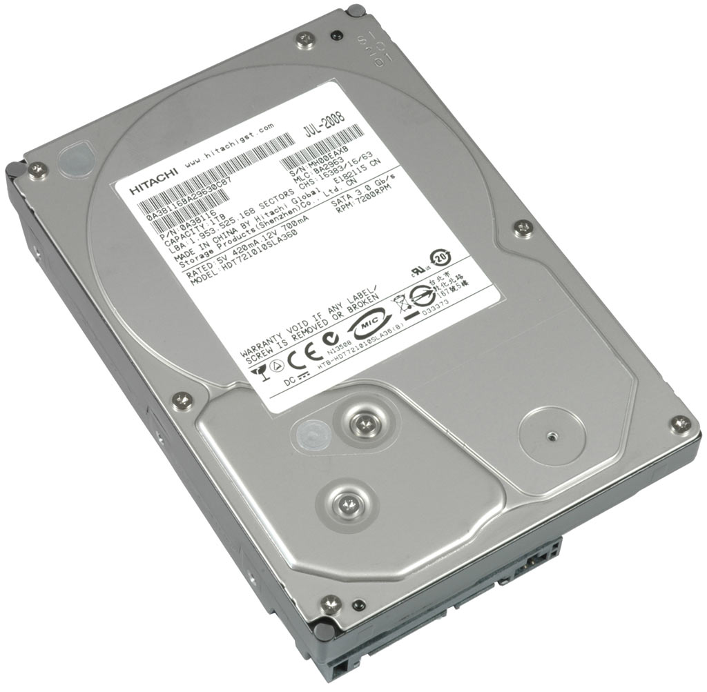 Hitachi 日立 Deskstar 7K1000.B 3.5-inch SATA Hard Drive 1TB ...