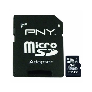 PNY Class 4 microSDHC 記憶卡 with SD Adapter 8GB 價錢、規格及用家意見 - 香港格價網 Price ...
