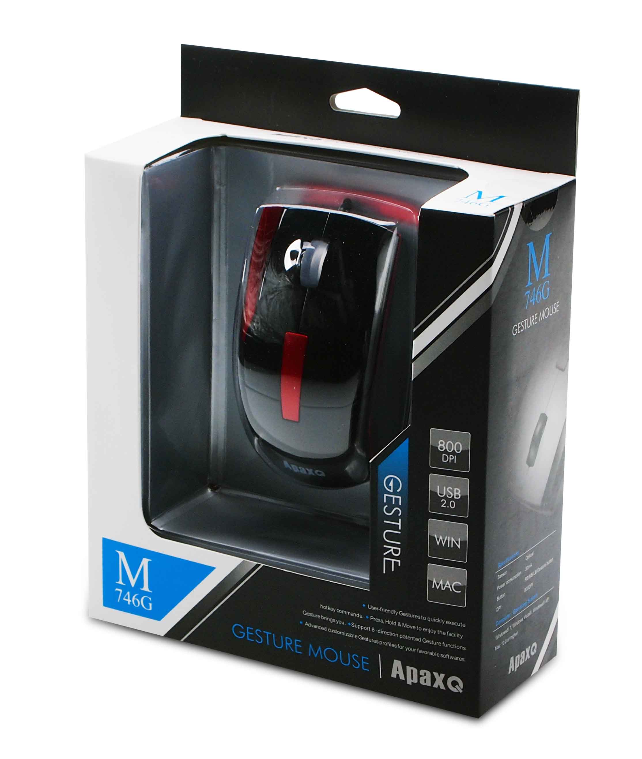 ApaxQ 有線滑鼠 M746G 價錢、規格及用家意見 - 香港格價網 Price.com.hk