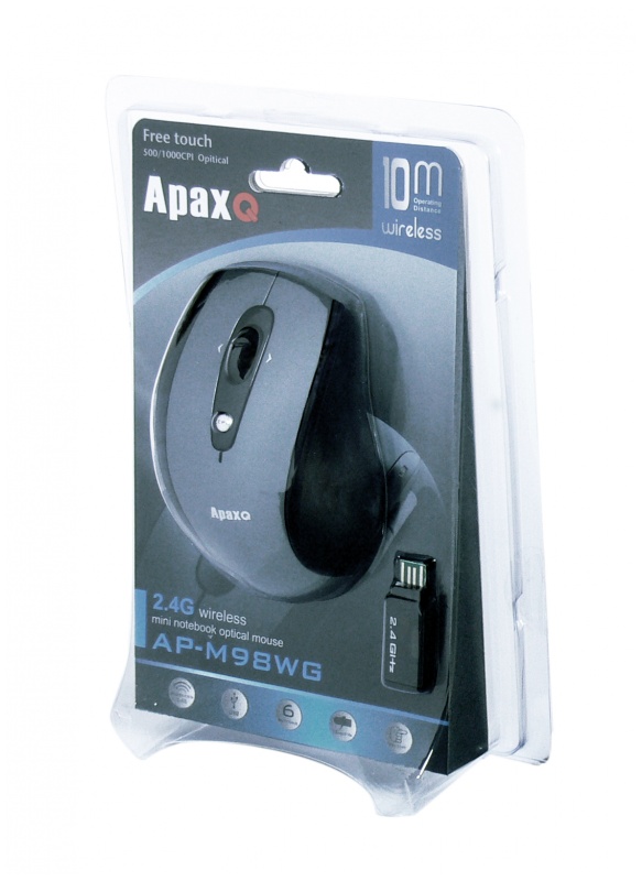 ApaxQ 無線滑鼠 AP-M98WG 價錢、規格及用家意見 - 香港格價網 Price.com.hk