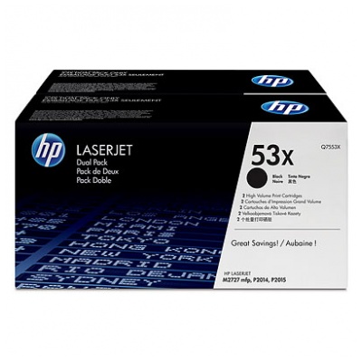 HP 53X 黑色 LaserJet 原廠碳粉盒 2個裝 Q7553XD 價錢、規格及用家意見 - 香港格價網 Price.com.hk