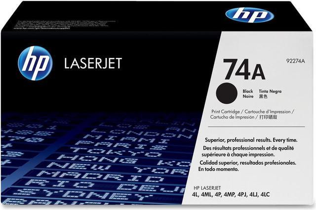HP 74A 黑色 LaserJet 原廠碳粉匣 92274A 價錢、規格及用家意見 - 香港格價網 Price.com.hk