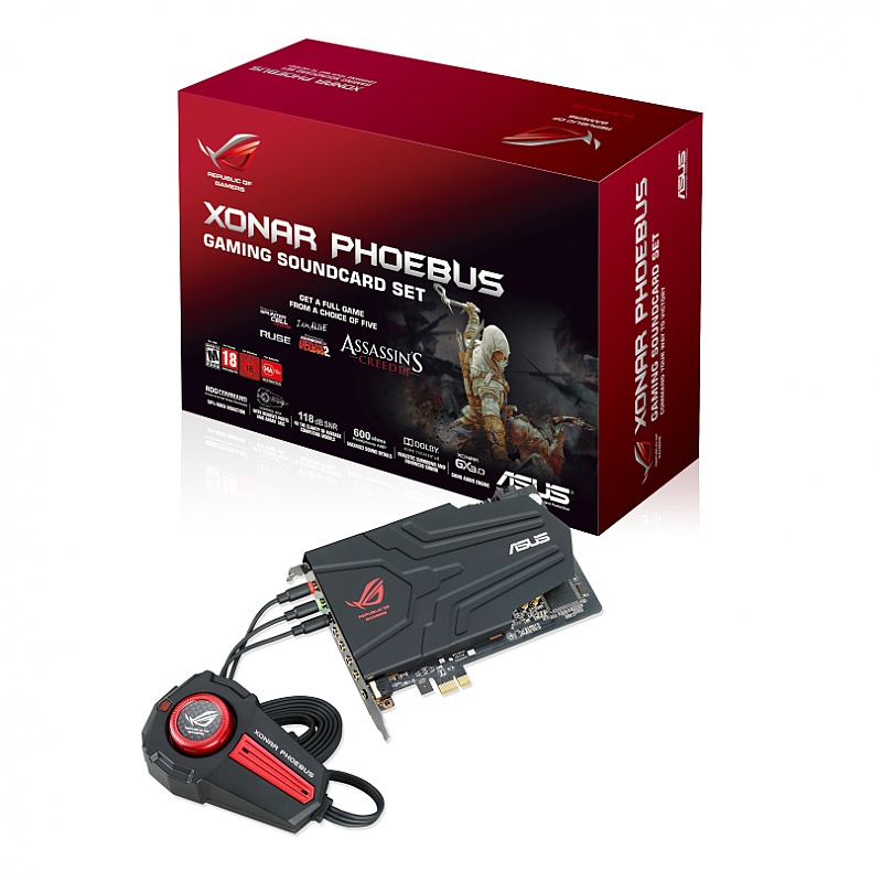 ASUS ROG Xonar Phoebus Sound Card 價錢、規格及用家意見 - 香港格價網 Price.com.hk