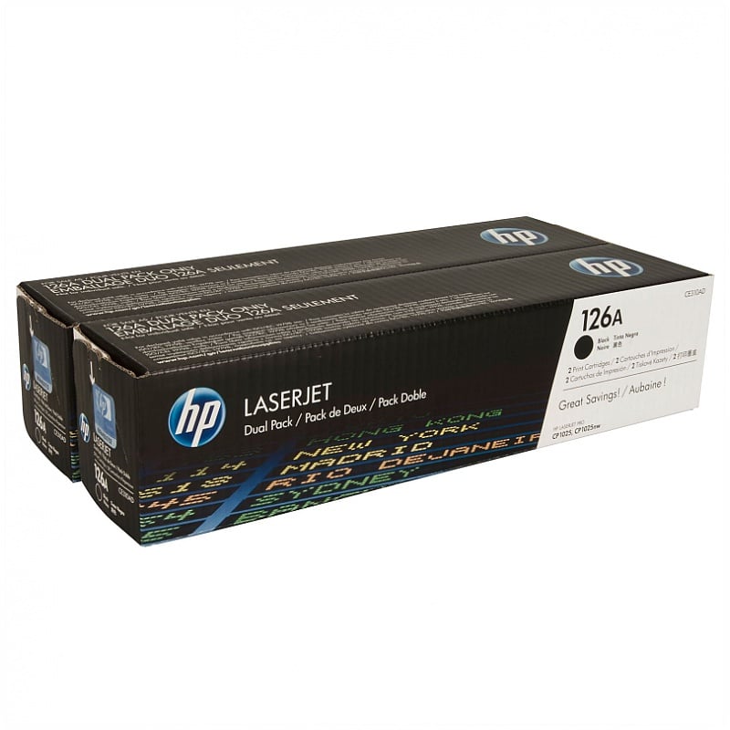 HP 126A 黑色原廠 LaserJet 碳粉盒 2個裝 CE310AD 價錢、規格及用家意見 - 香港格價網 Price.com.hk