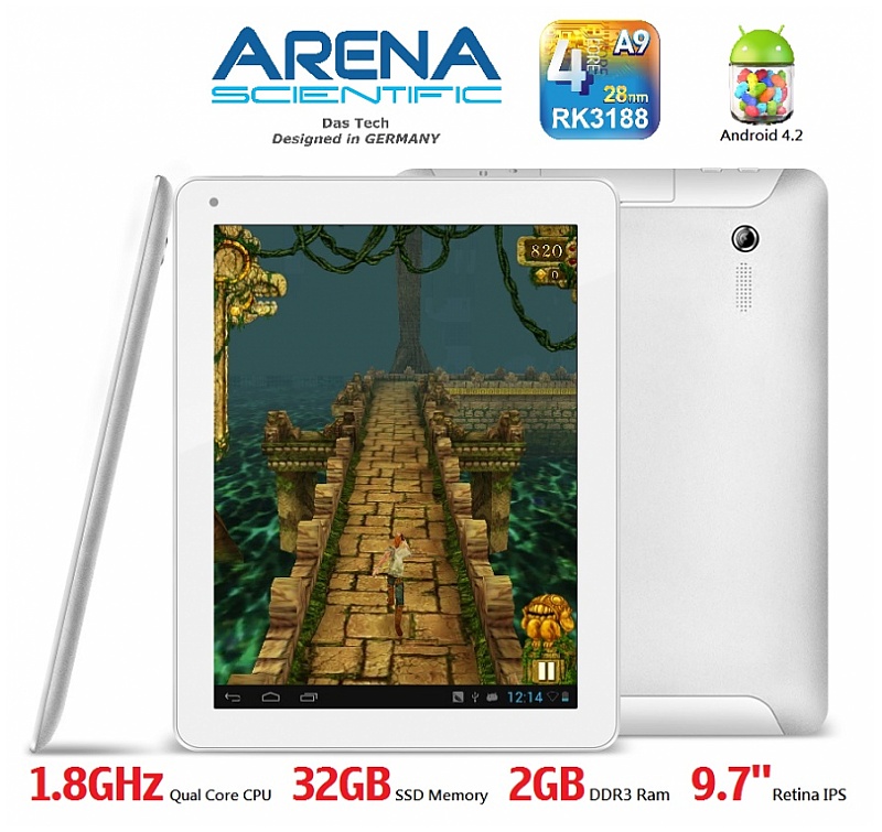 Arena Scientific Tab-X 9.7 Quad Core 9.7吋 Wi-Fi (2+32GB) 價錢、規格及用家意見 ...